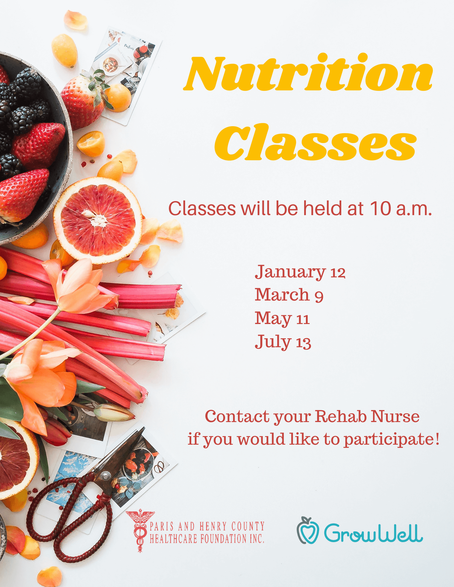 Nutrition Class | West Tennessee Healthcare - Henry County Hospital